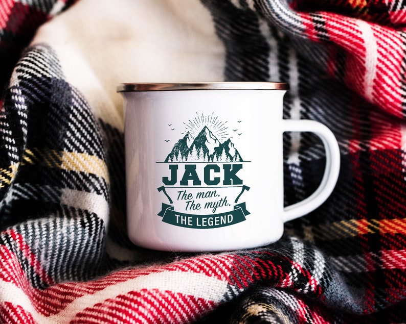 Personalized Name Mug, Custom Mug for Him, the Man the Myth the Legend ...