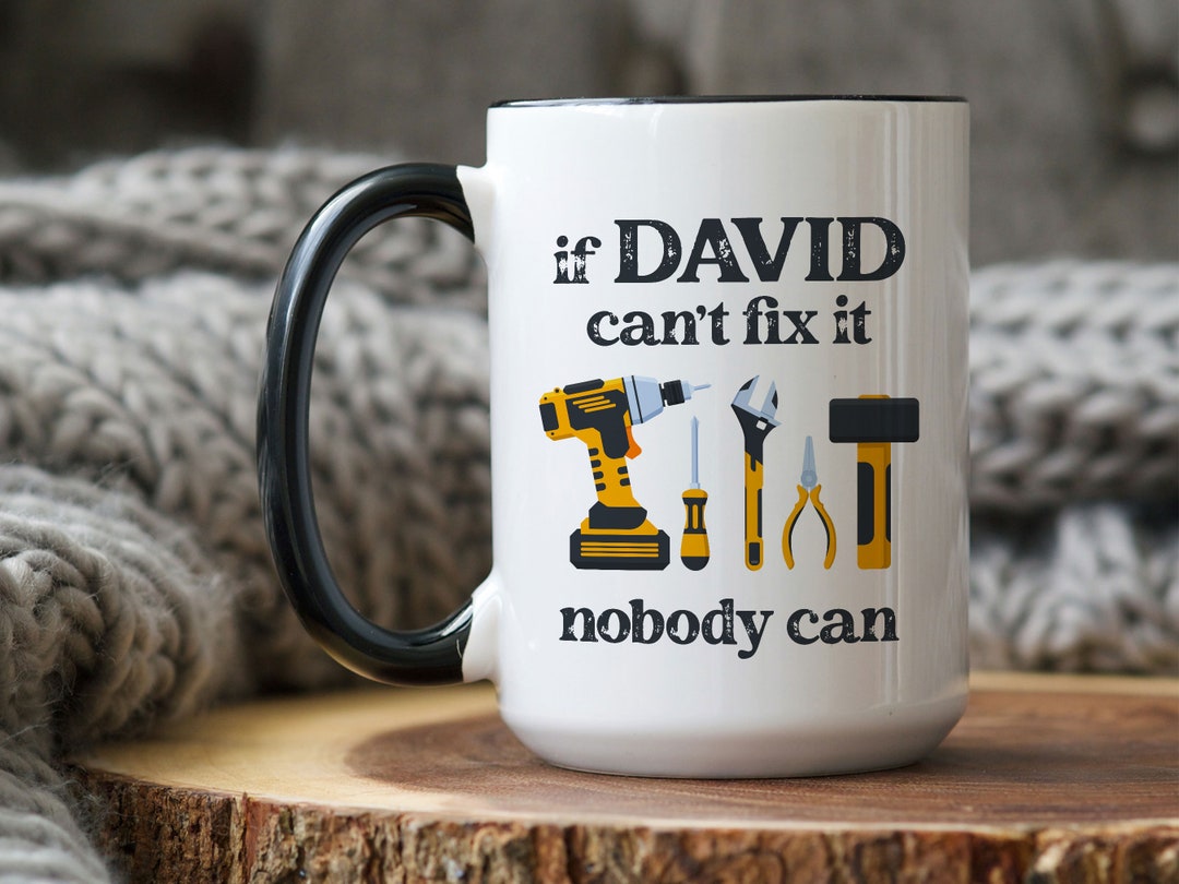Personalized Name Mug, Custom Mug for Dad, Handyman Mug, Handyman Tools ...