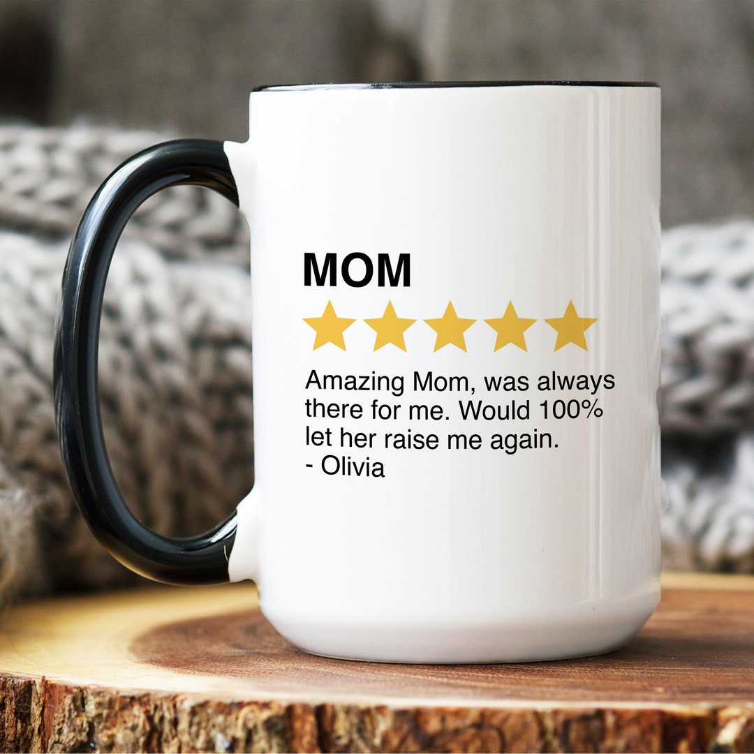 Funny Mothers Day Gift, Five Star Mom Review, Humorous Sarcastic ...