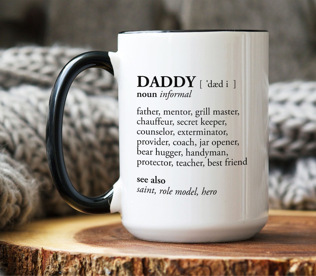 Daddy Definition Mug, Gift for New Father, New Dad, Dada Gift, Fathers ...