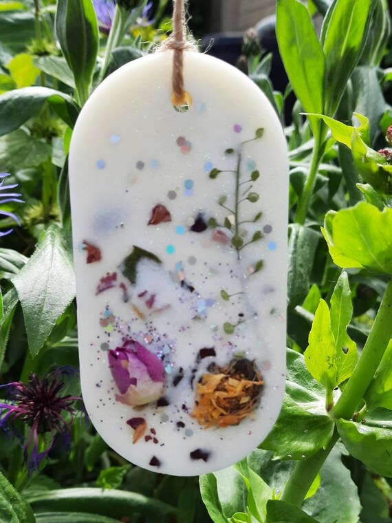Soy wax floral scented hanging pomander. Scented gift. Air - Etsy