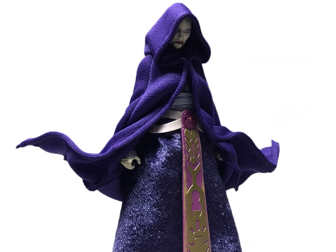 Black or Purple Wired Cloak for 6 Inch Angry Lady Action Figures - Etsy