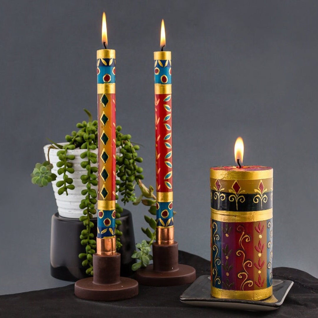 African Mineral Candles - Etsy