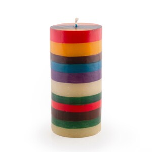 Memphis Stripe Candles - Etsy