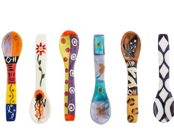 Small Ceramic Spoons - Etsy