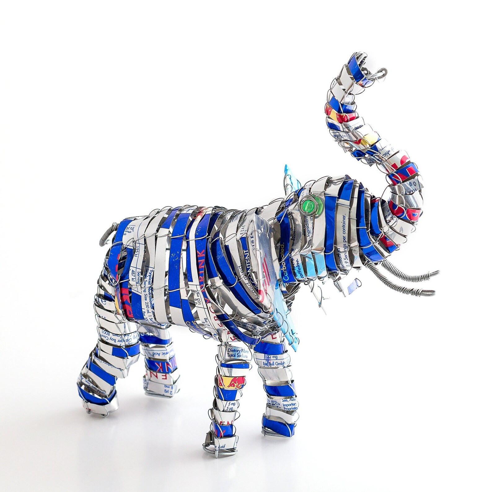 Upcycled Tin African Elephants - Etsy