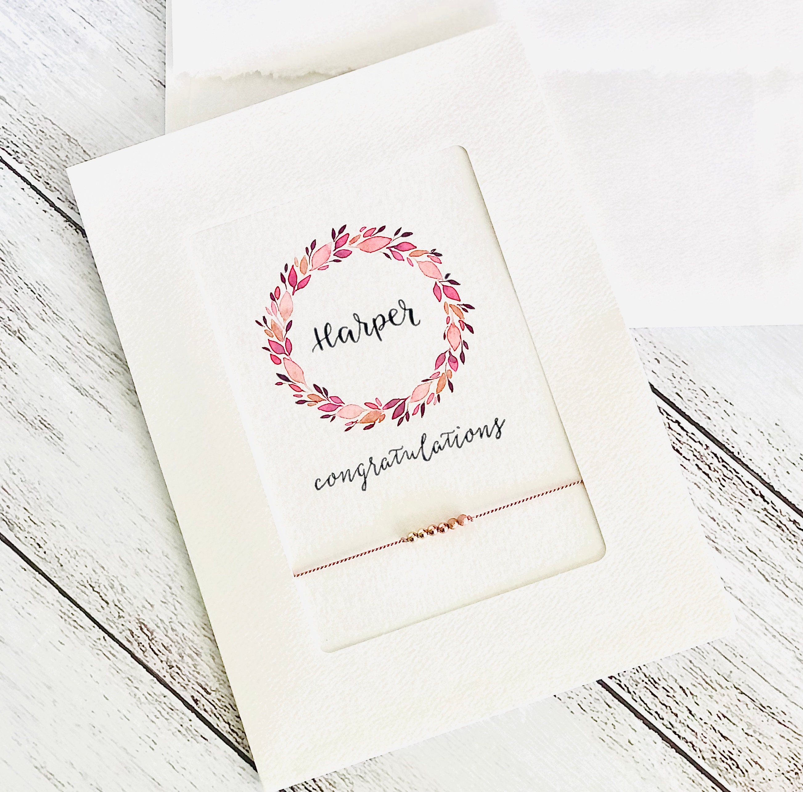 Happy First Period Congratulations Card With Rose Gold/gold - Etsy