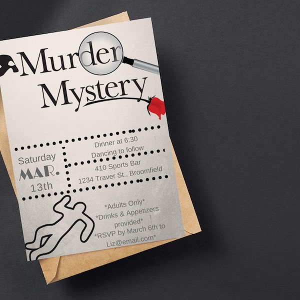 Clue Murder Mystery - Etsy