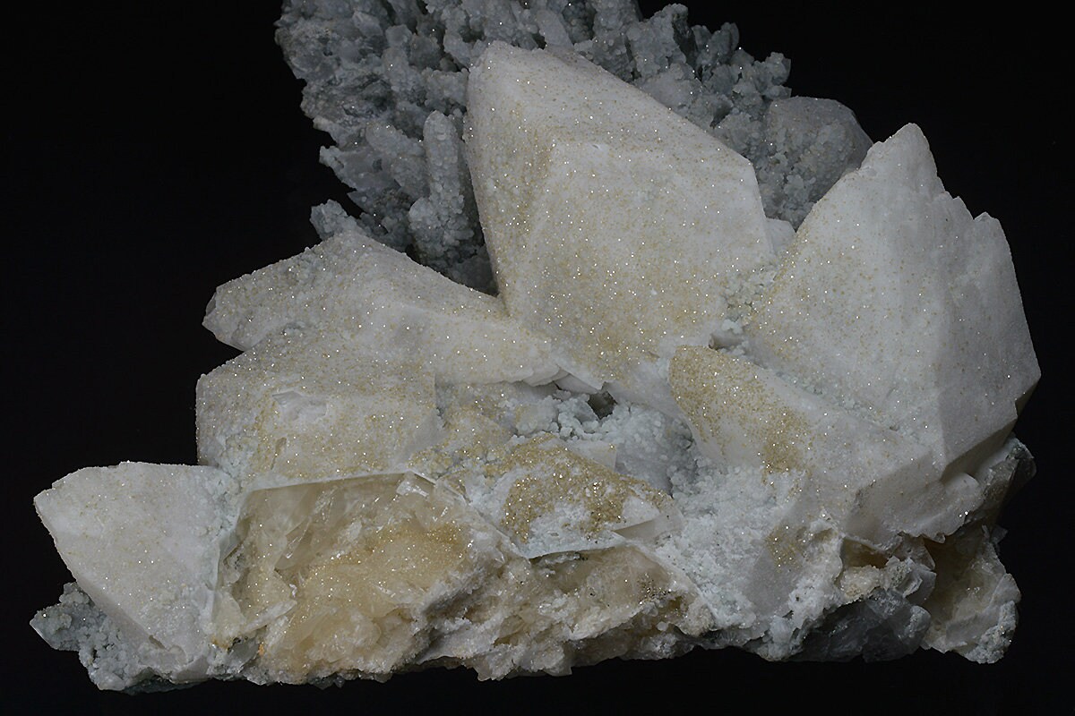 Rhombohedral Calcite on Quartz, Siderite - Etsy UK