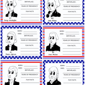 Know Your Presidents Trivia Game - Etsy
