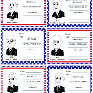 Know Your Presidents Trivia Game - Etsy