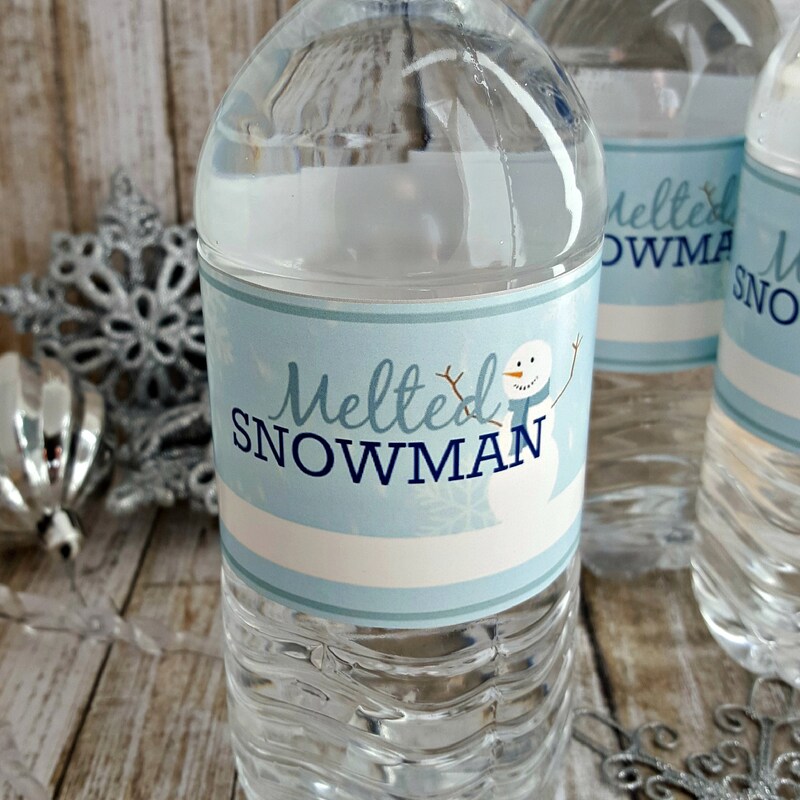 Snowman Labels - Etsy