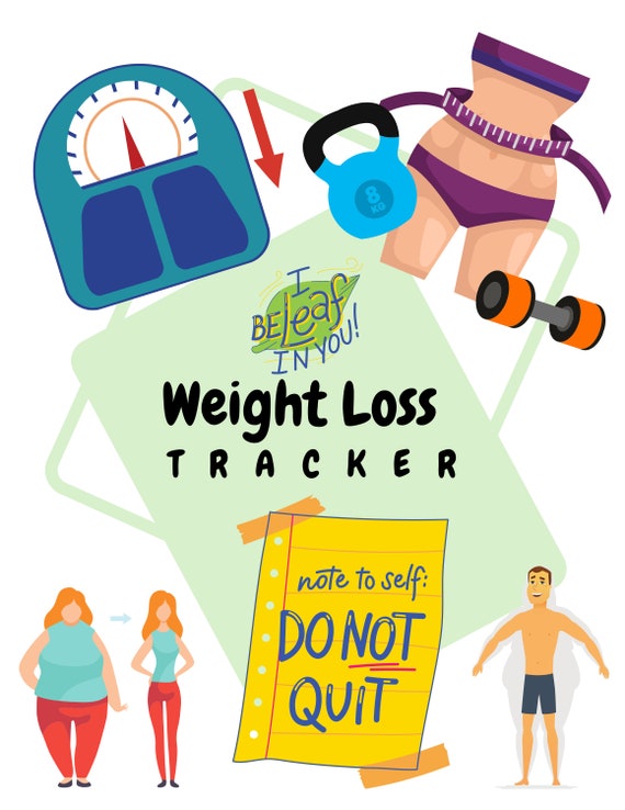 Printable Body Measurement Tracker Weight Loss Tracker | Etsy