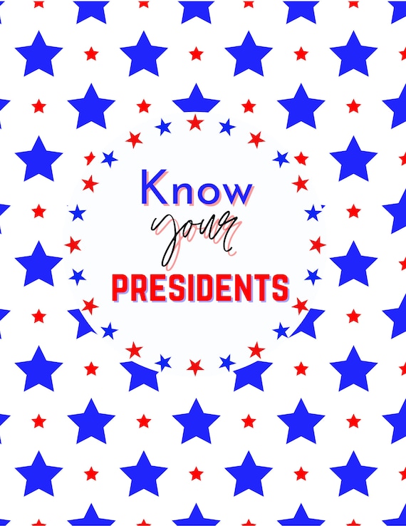 Know Your Presidents Trivia Game - Etsy