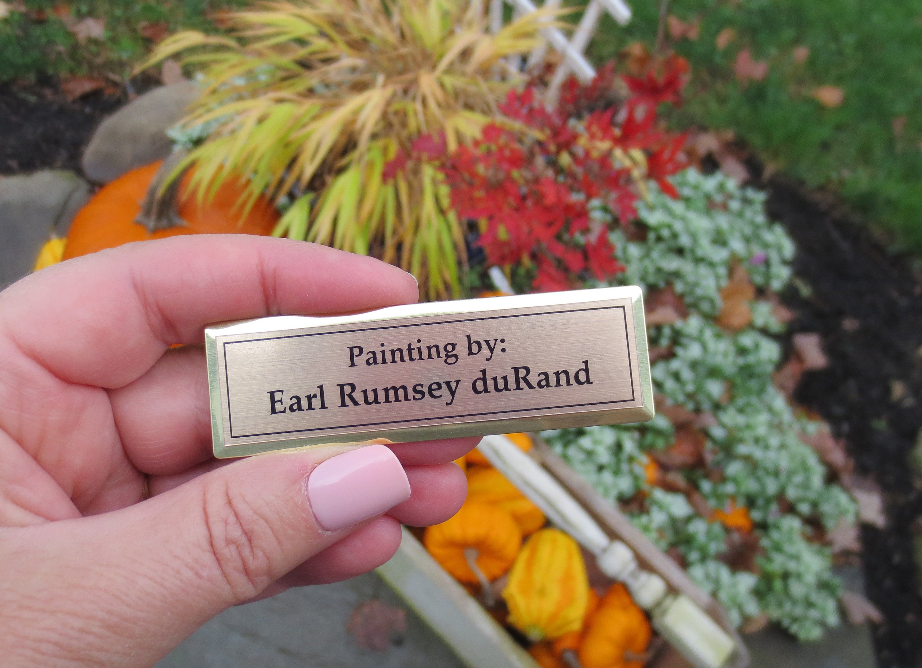 Trophy Plaque Plates Labels Custom Art Labels - Etsy