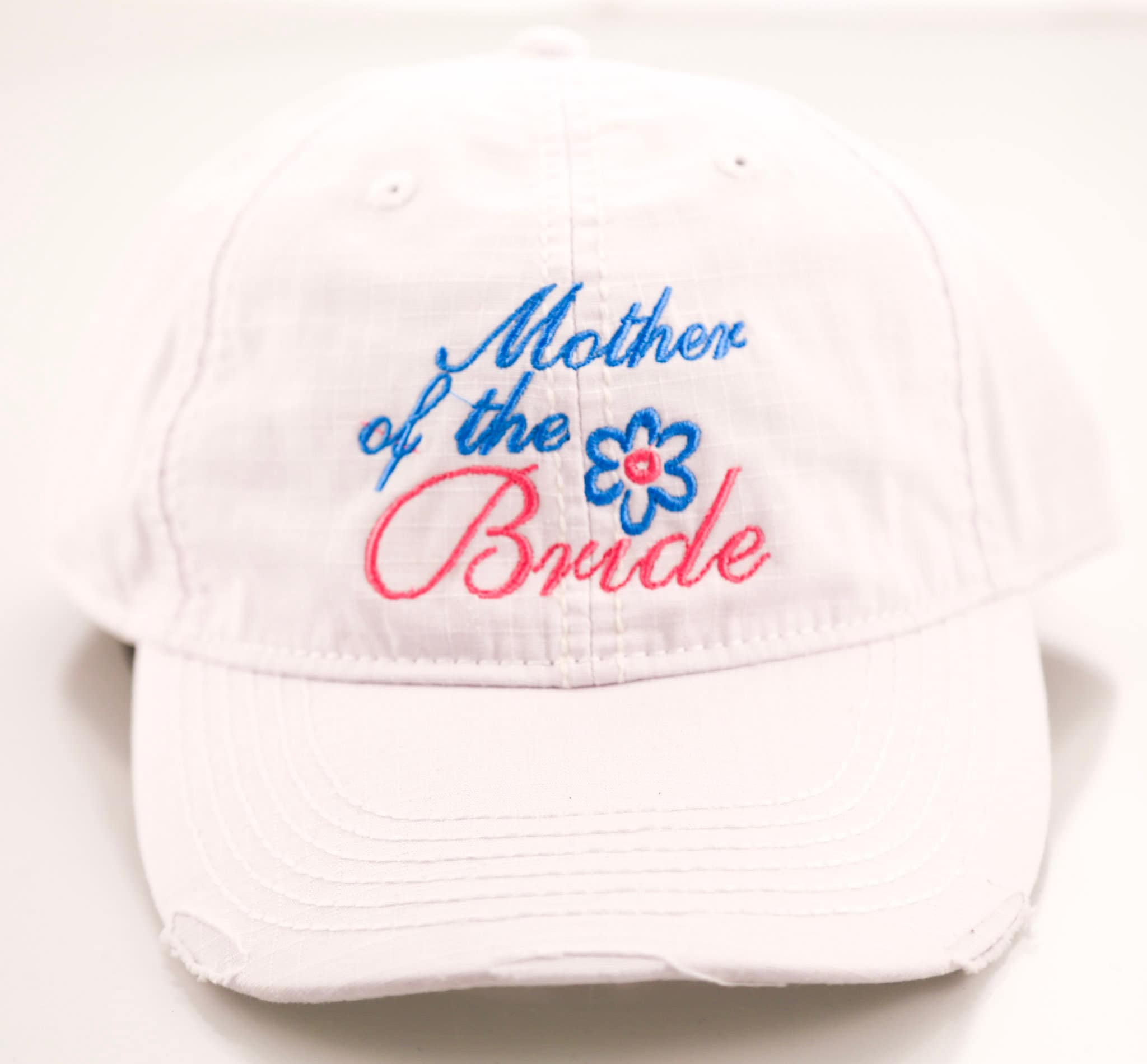 Mother of the Bride Embroidered White Hat - Etsy
