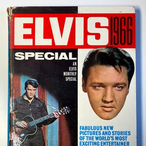 Elvis Presley book ELVIS SPECIAL 1966 rare vintage hardback | Etsy
