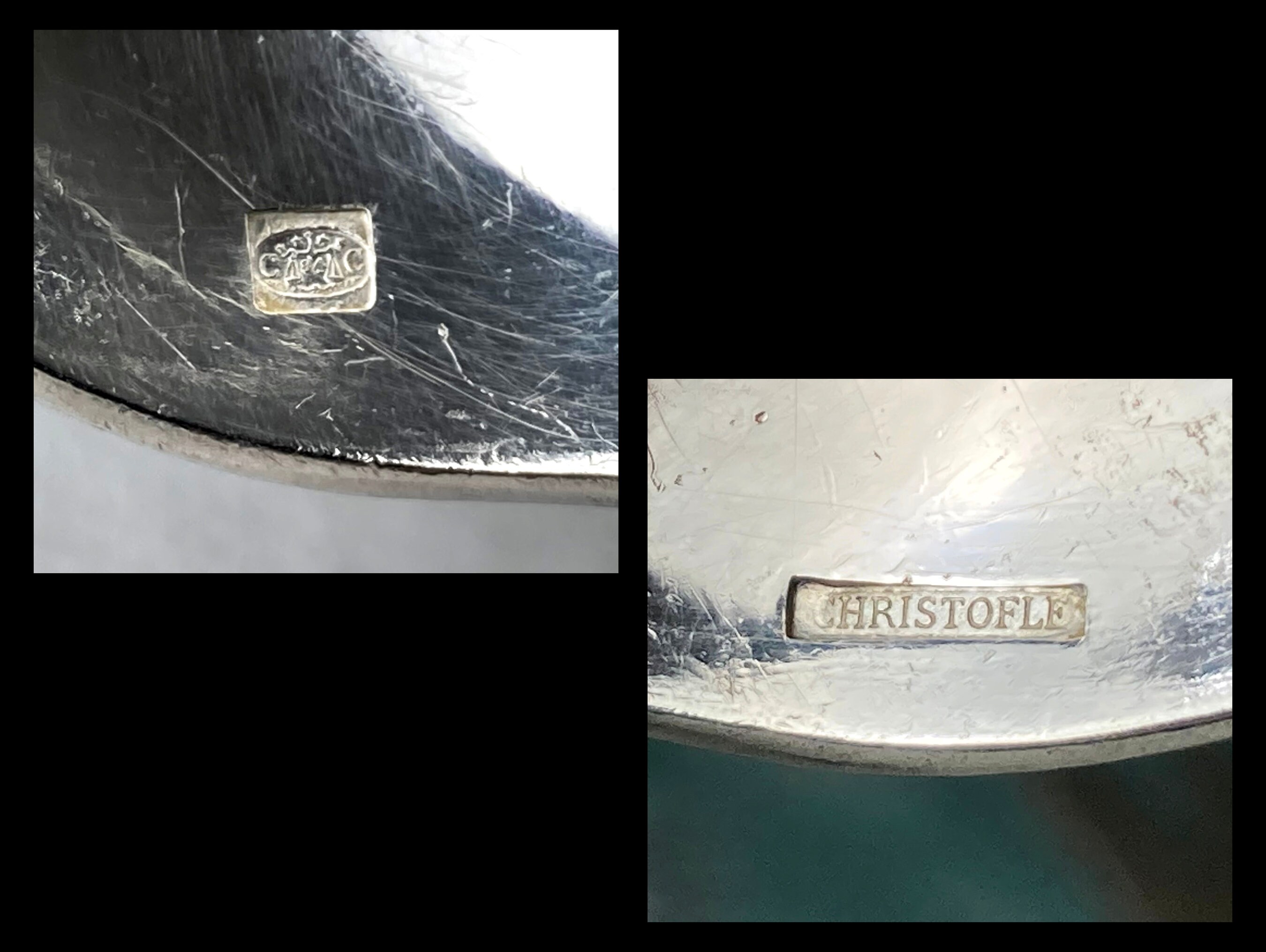 Christofle Table Spoons Silver-plated Antique Marly Pattern - Etsy