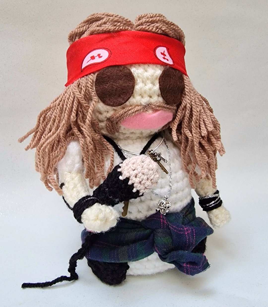 Axl Rose- Guns N' Roses Inspired Crochet Art Doll. - Etsy