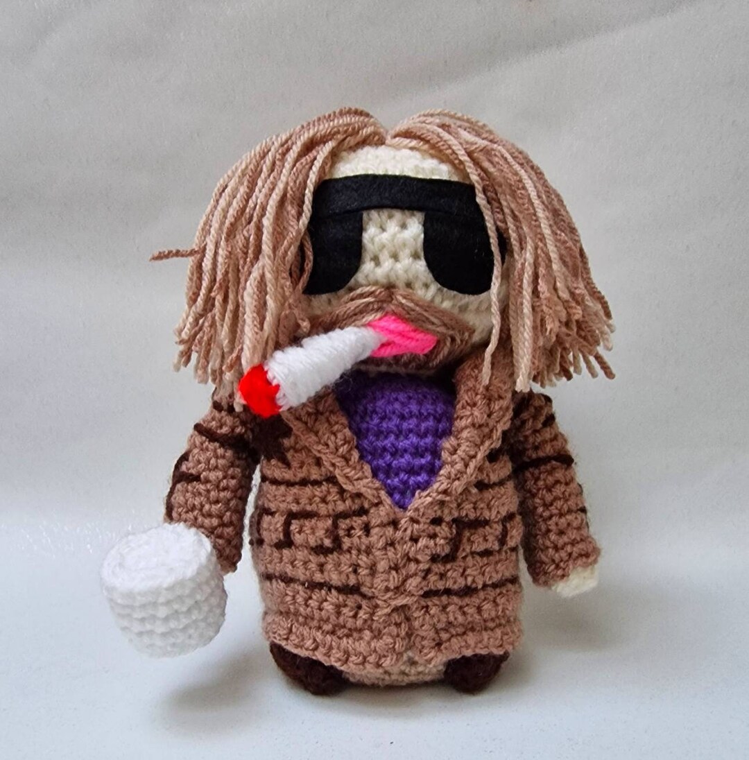 The Big Lebowski Inspired 'the Dude' Crochet - Etsy