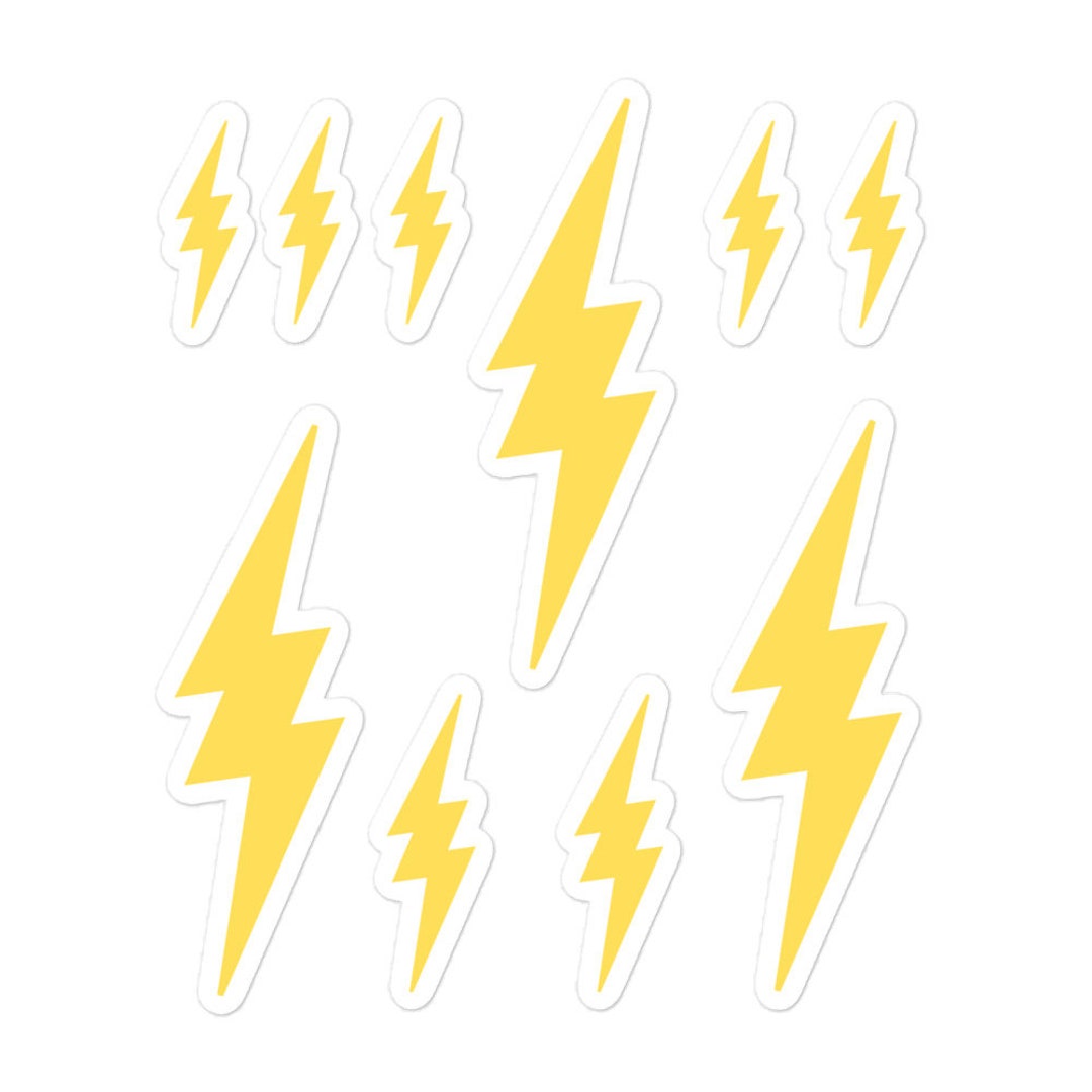 Lightning Bolt Graphic Superhero Super Villain Yellow & Red Costume ...