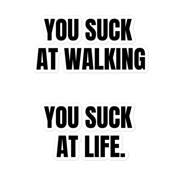 Suck at Life - Etsy