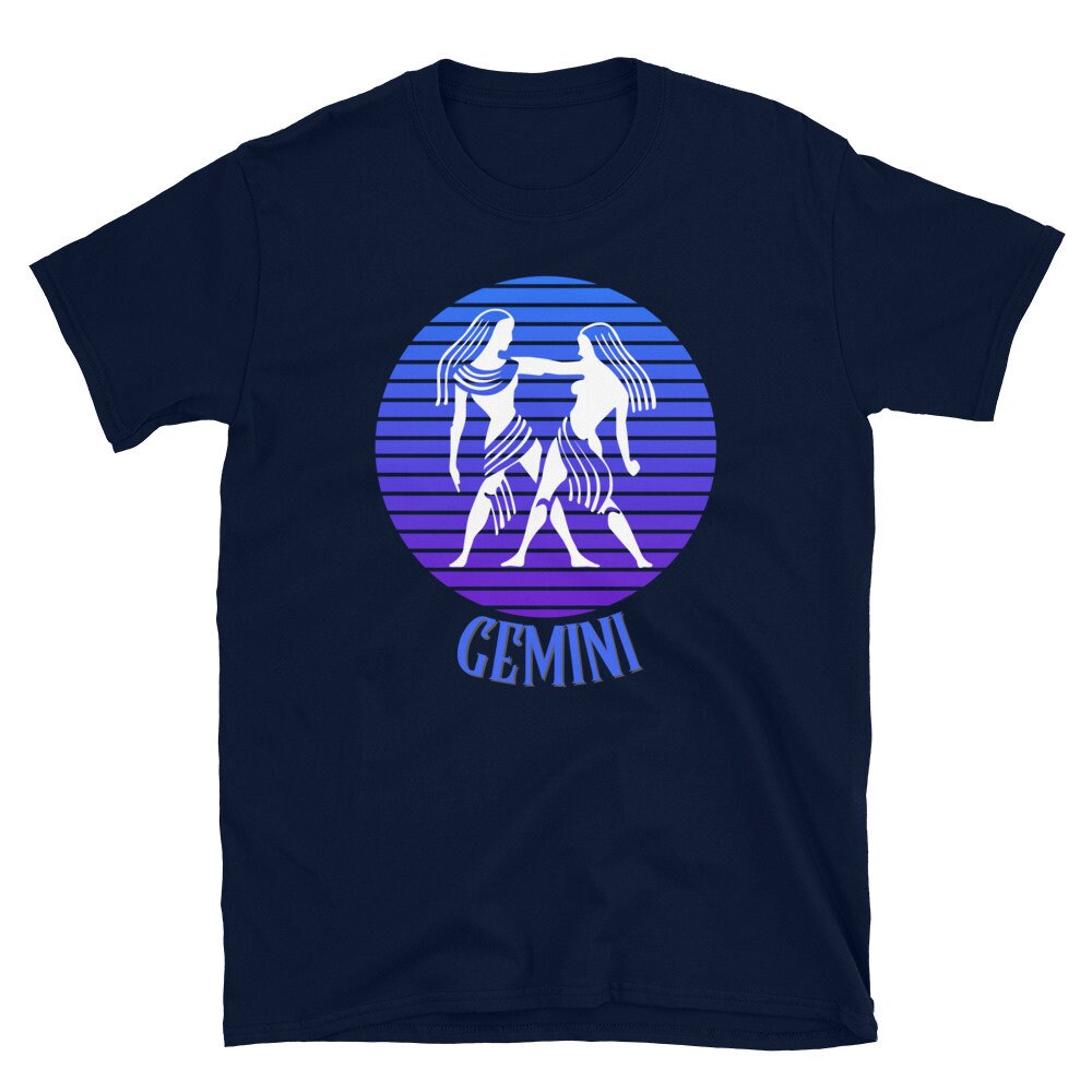 Vintage Gemini Zodiac Symbol And Zodiac Constellation Etsy