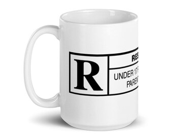 Rated R Restricted Funny Logo Television Movies & Sarcastic - Etsy