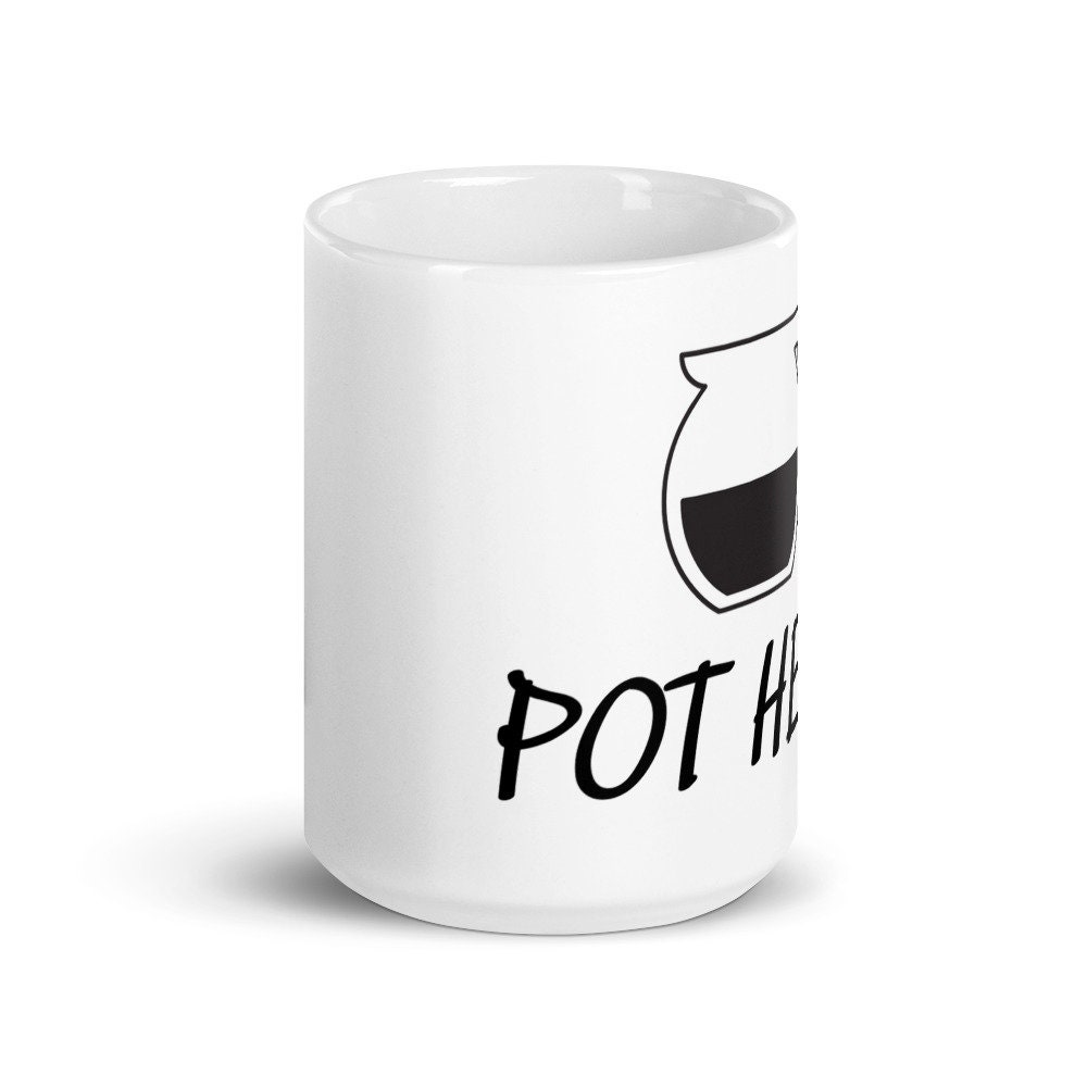 Pot Head Funny Text Based Coffee and Play on Words Humor - Etsy