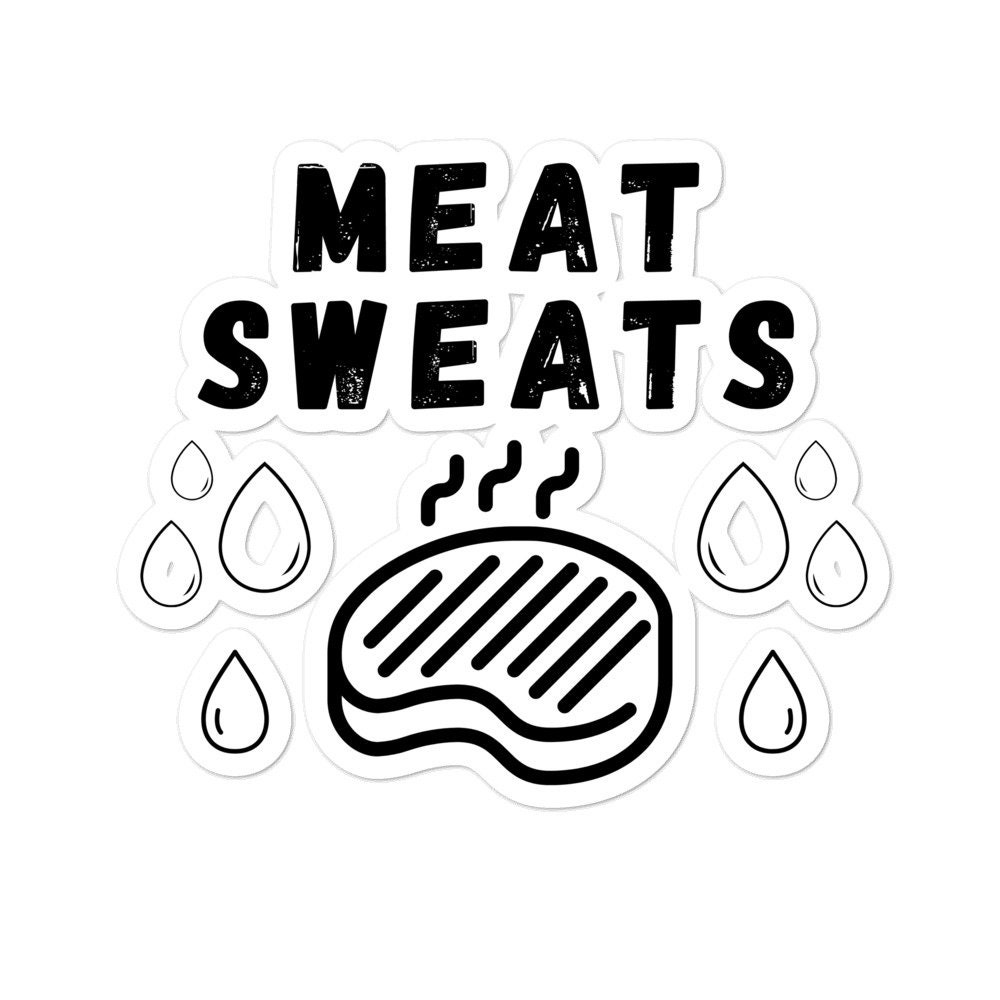 Embellishments Meat Sweats No Regrets Smoked Meat offset smoker Grill ...