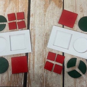 Square Triangle Circle Puzzle - Etsy