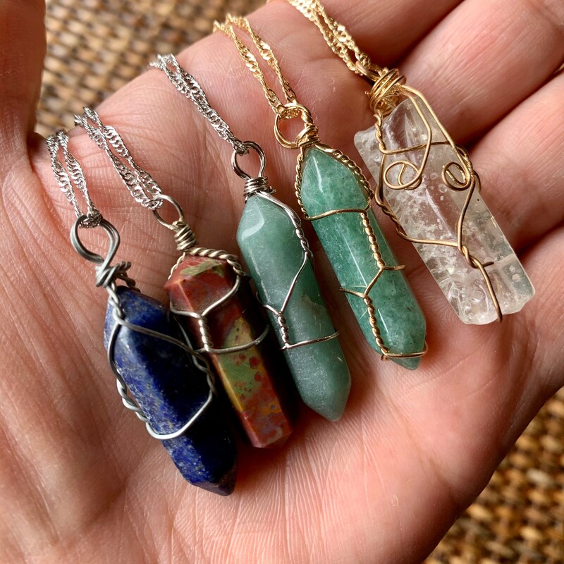 Real Crystal Necklace - Etsy