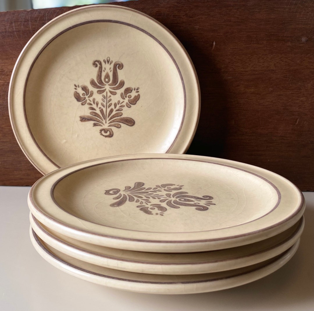 Set of 4 Vintage Pfaltzgraff Village Salad Plates 7 1/4 - Etsy