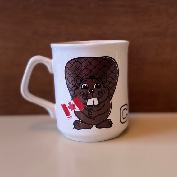 Vintage Canada Beaver Mug Tams Made in England Vintage - Etsy UK