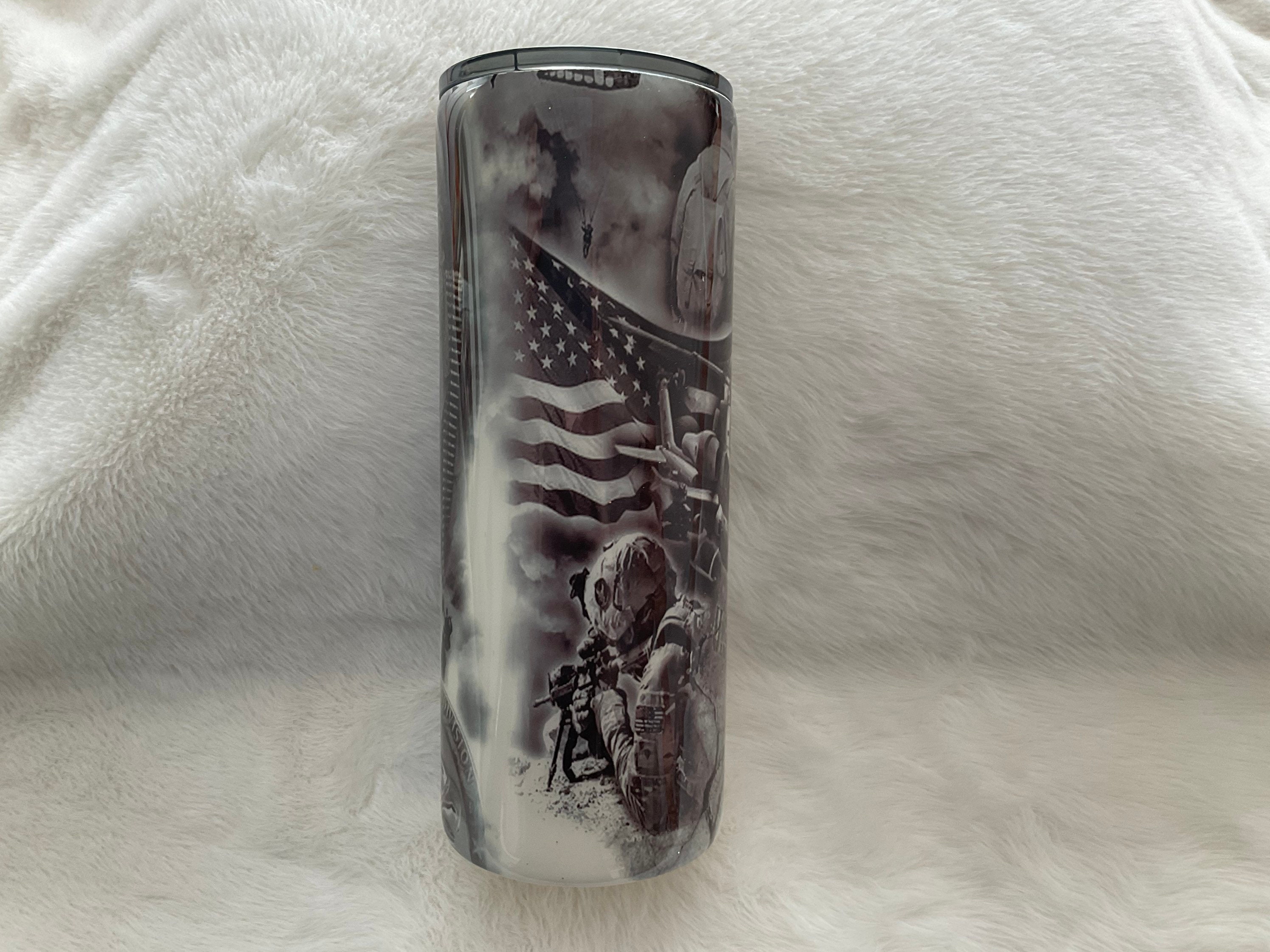 Army themed cup. 30oz fatty cup. Military cup. | Etsy