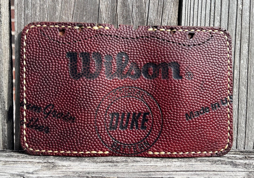 Vintage Wilson Official NFL "the Duke" Horween Leather Football Wallet ...