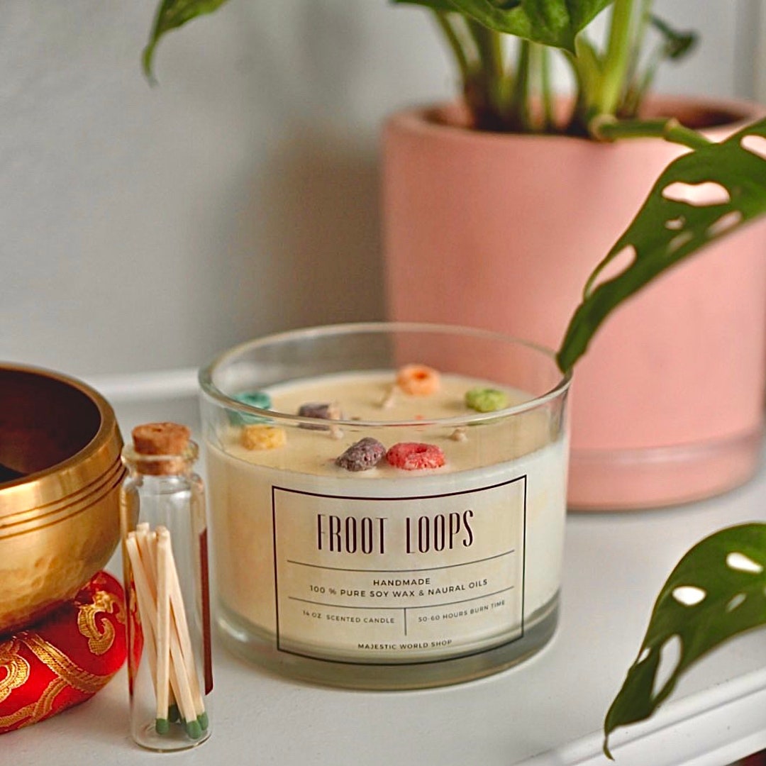 Froot Loops Candle / Cereal Candle Scent - Etsy