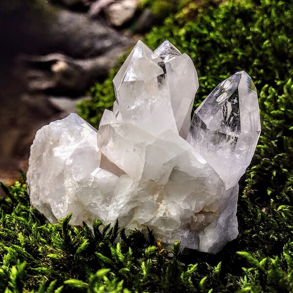 Quartz Crystal Cluster - Etsy