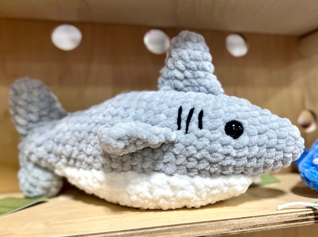 Handmade Shark Crochet - Your New Snuggle Buddy! ~ Amigurumi Stuffies ...