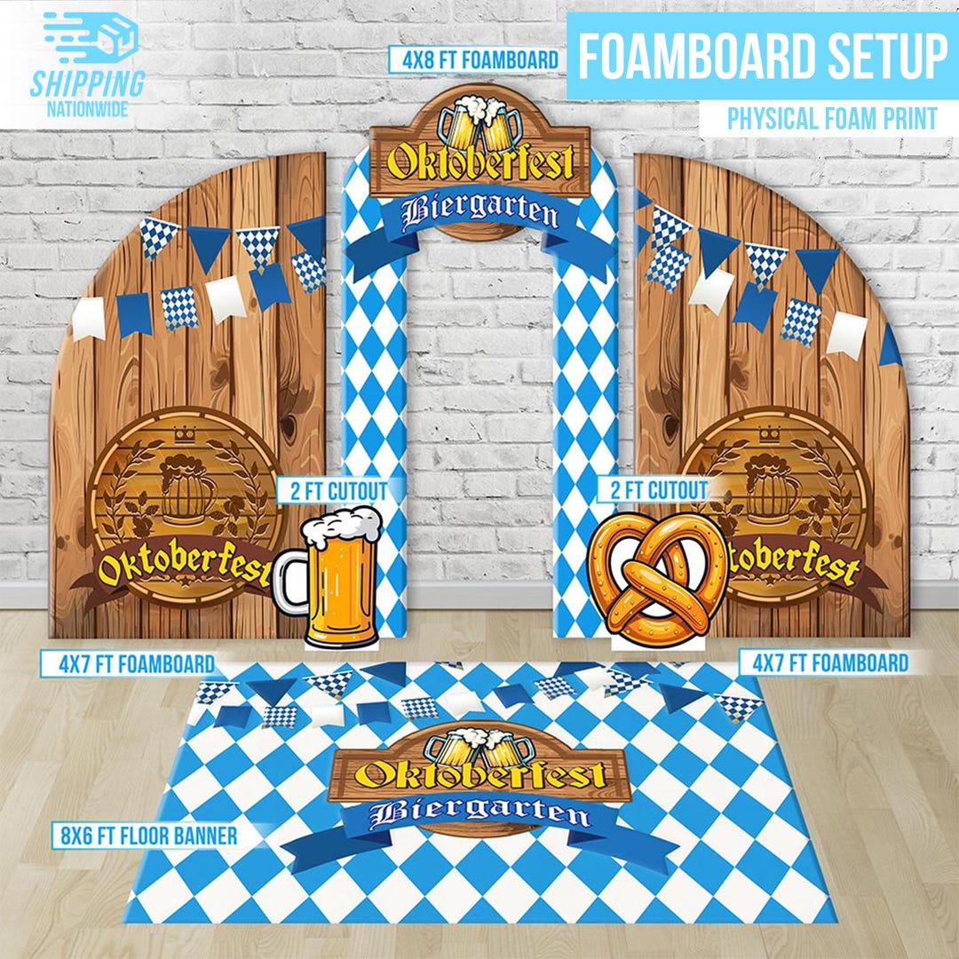 Oktoberfest Setup #1 | Print-ready Foamboard | Nationwide Shipping ...