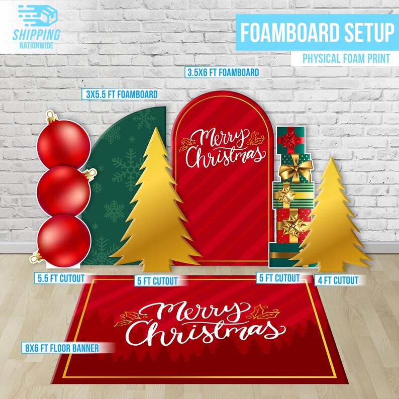 Elegant Fancy Christmas Setup | Print-ready Foamboard | Nationwide ...