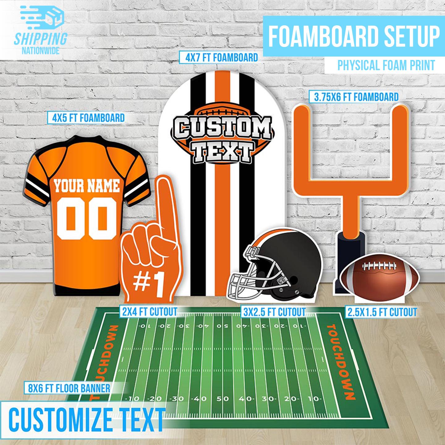 Football Setup #2 | Print-ready Foamboard | Nationwide Shipping ...