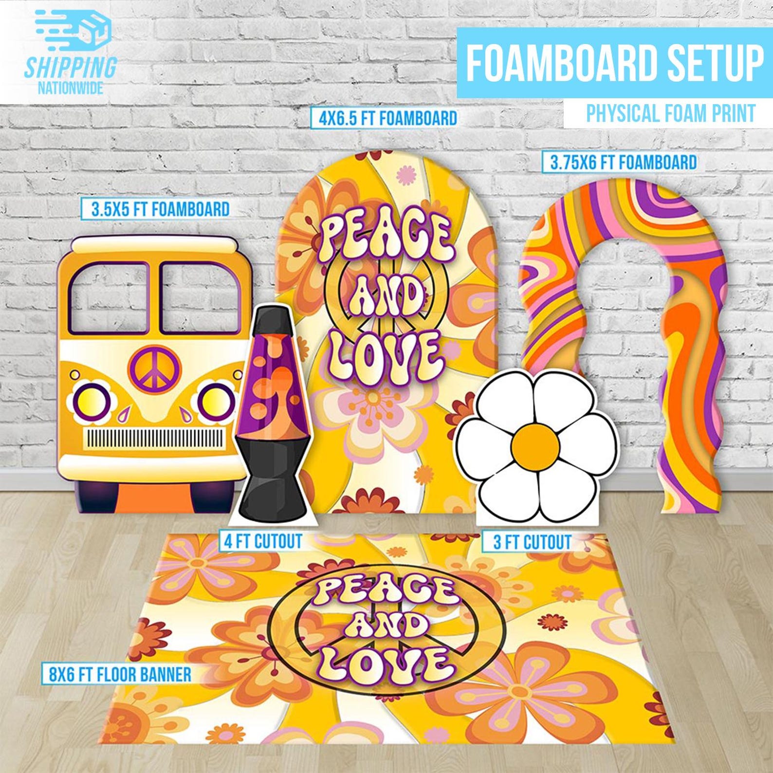 Decades Setup 1 Print-ready Foamboard Nationwide Shipping Holiday ...