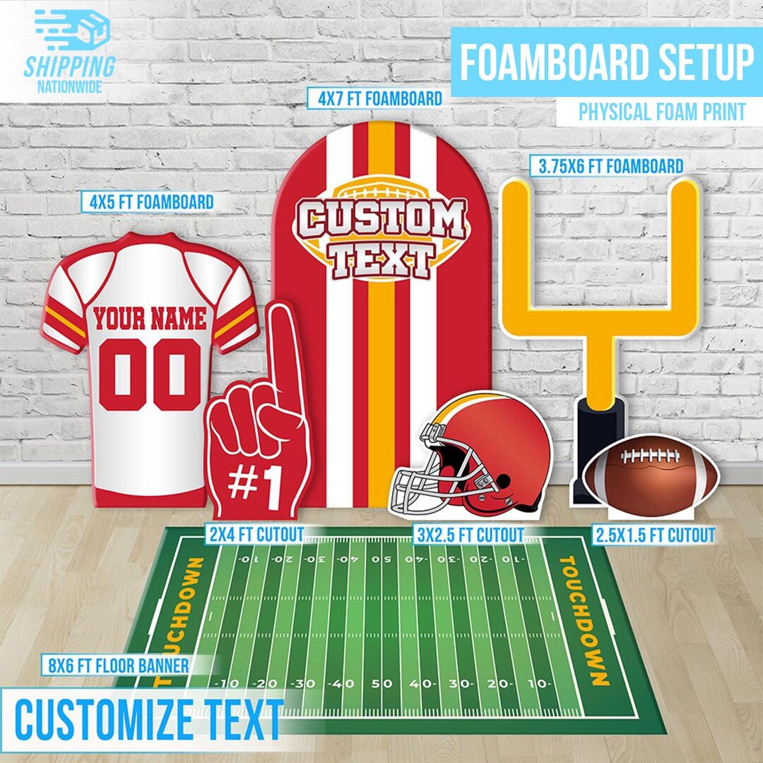 Football Setup #5 | Print-ready Foamboard | Nationwide Shipping ...