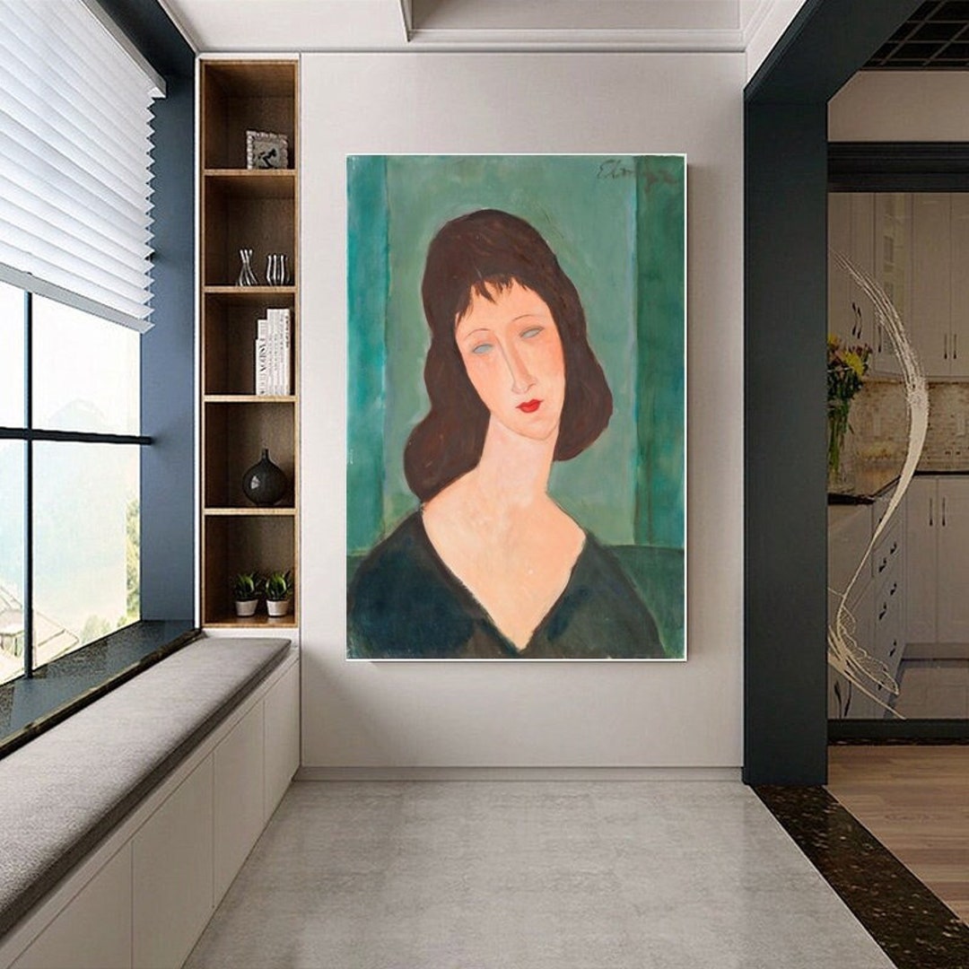 Modigliani Most Famous Painting Canvas Celebrity Poster Unframe - Etsy