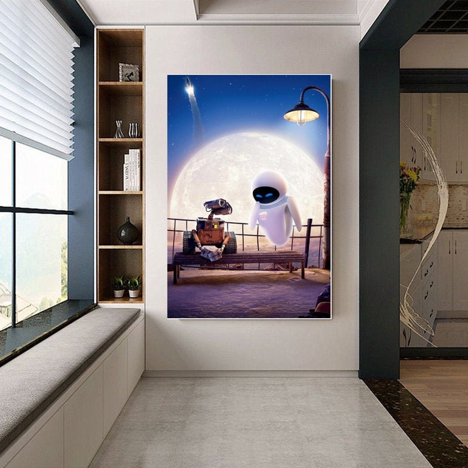 WALL-E Poster Canvas Movie Poster Unframe - Etsy