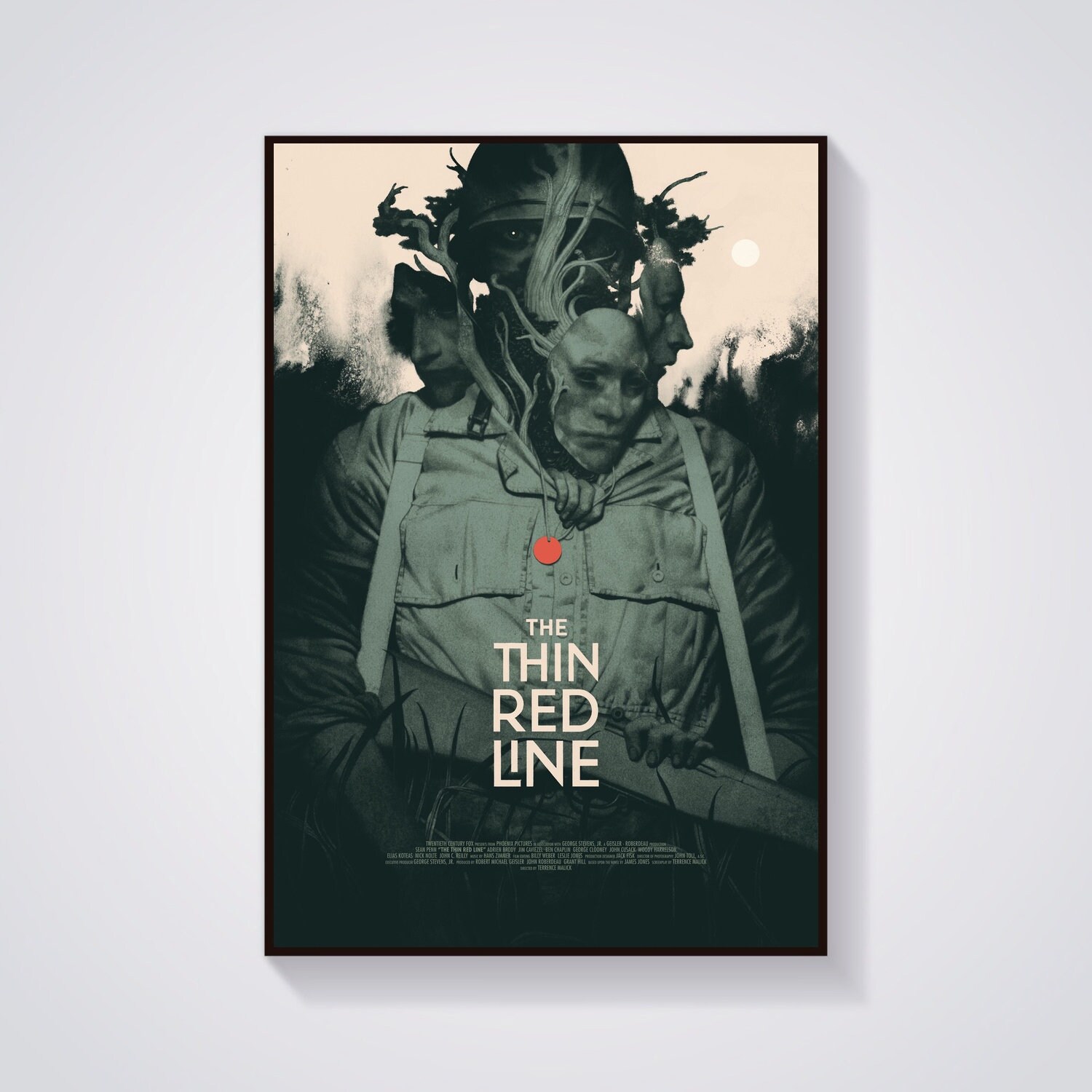 The Thin Red Line Poster, Movie Poster, Film Poster, Wall Decoration ...