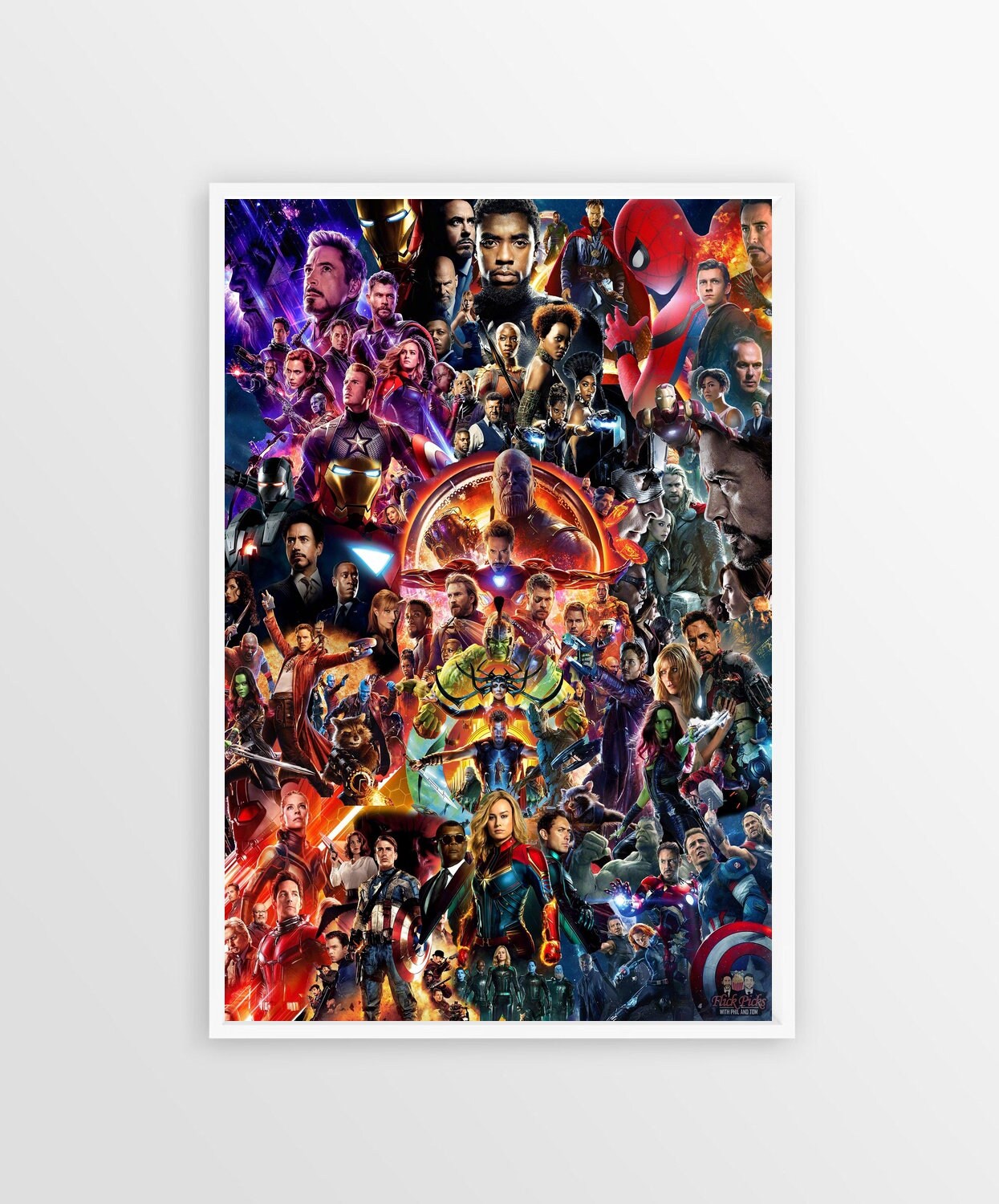 Avengers Assemble Poster Canvas Movie Poster Unframe - Etsy UK