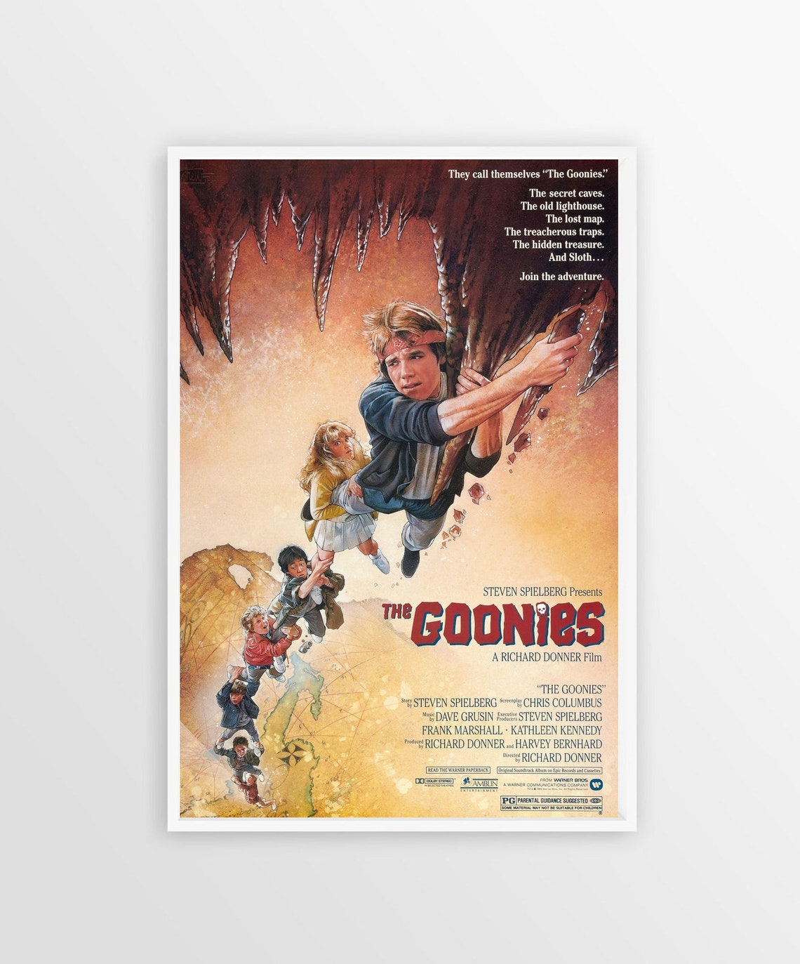 The Goonies Poster Canvas Movie Poster Unframe - Etsy