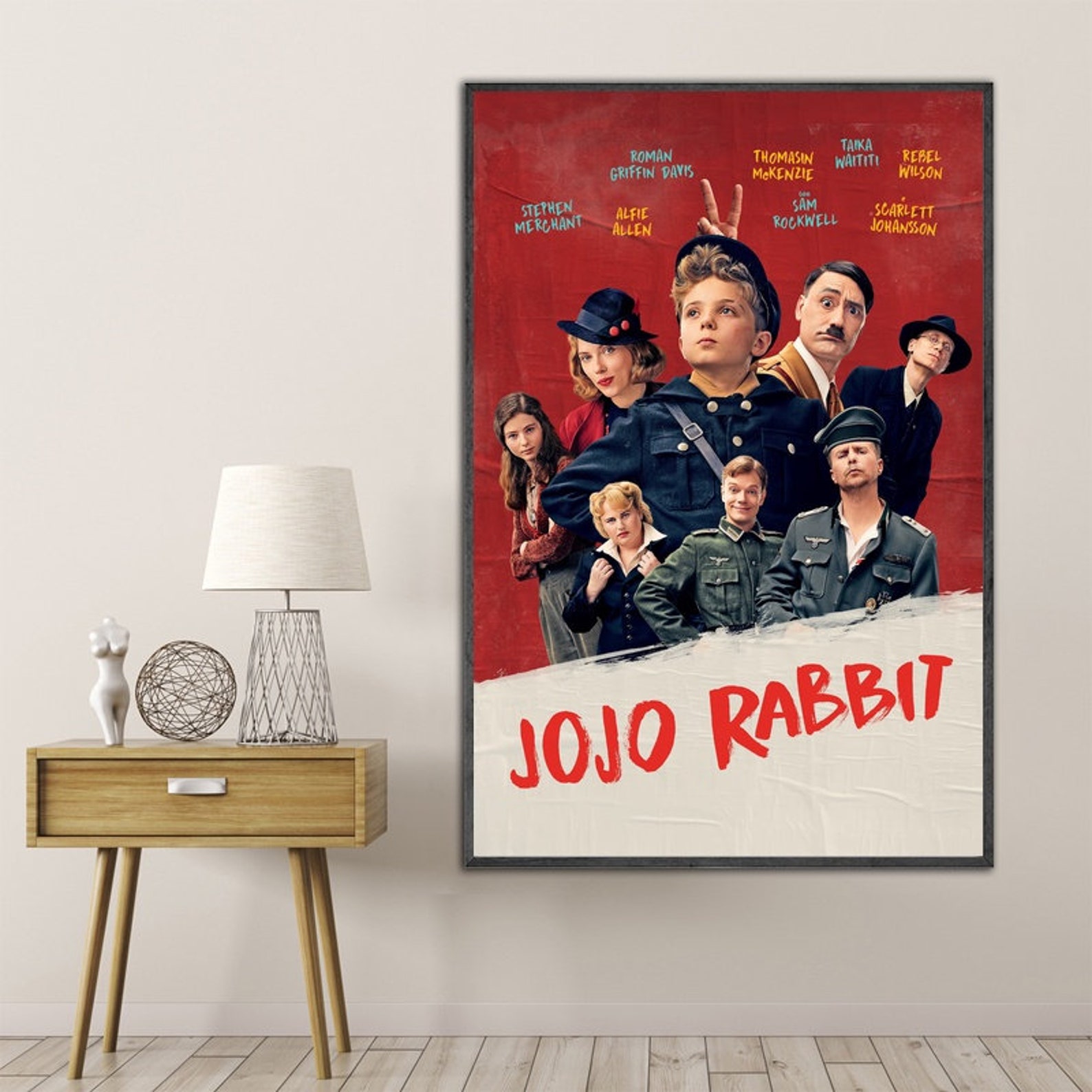 Jojo Rabbit Poster Canvas Movie Poster Unframe - Etsy